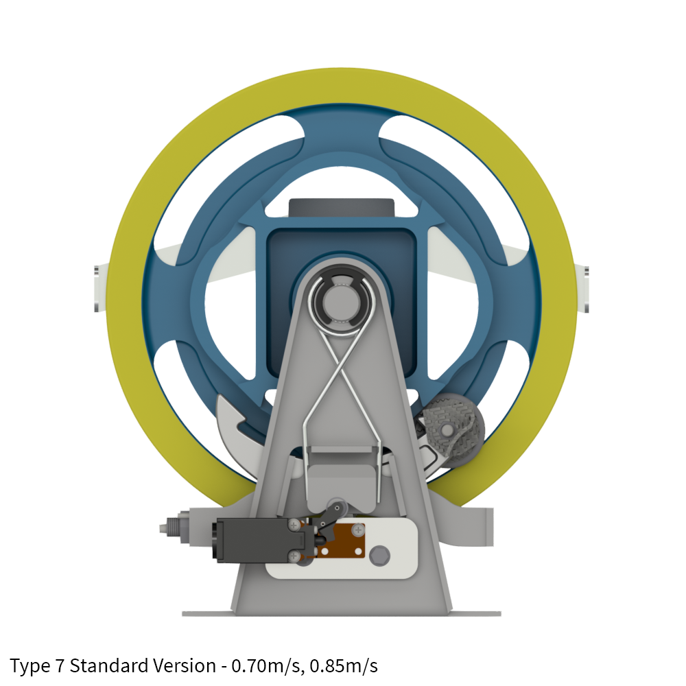 BODE - Type 7 Overspeed Governor - 300mm Pulley - With Optional Remote Trip / Reset & 24VDC A3 ...